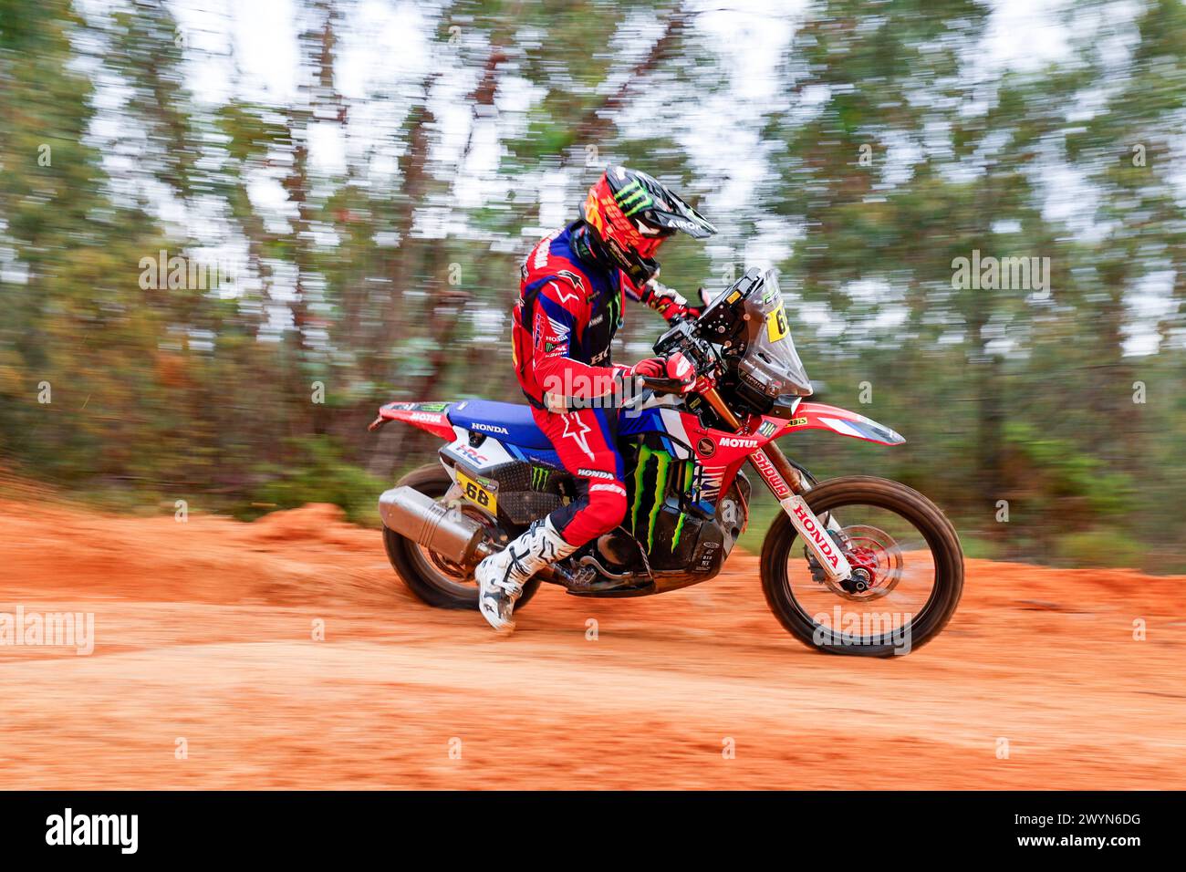 Grandola, Portugal. 07th Apr, 2024. 68 SCHAREINA Tosha (spa), Monster Energy Honda Team, Honda ...
