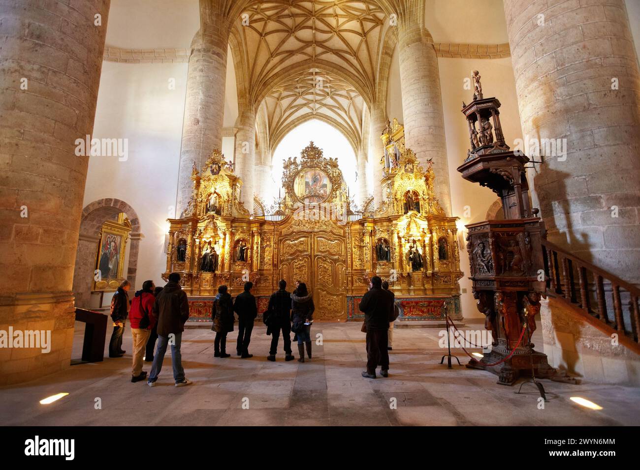 Church, Yuso Monastery, San Millan de la Cogolla, La Rioja, Spain Stock ...