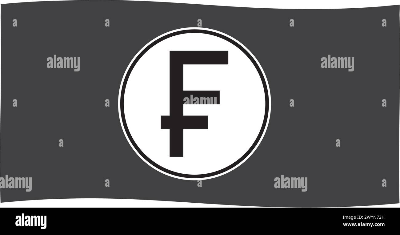 Swiss currency franc coin isolated Stock Vector Images - Alamy