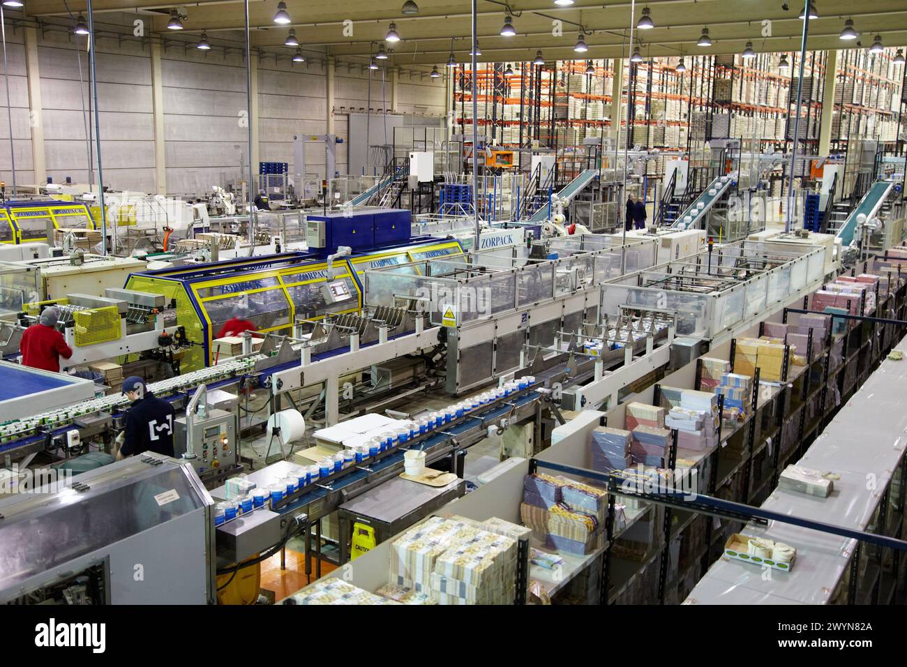 Labeling and packaging canned vegetables, Cans, Canning Industry, Agri ...