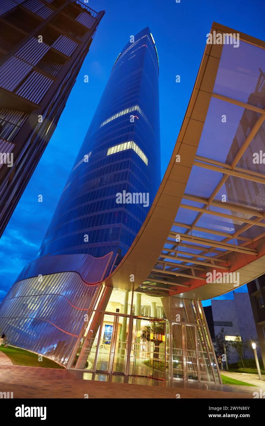 Iberdrola Tower. Bilbao. Bizkaia. Basque Country. Spain Stock Photo - Alamy