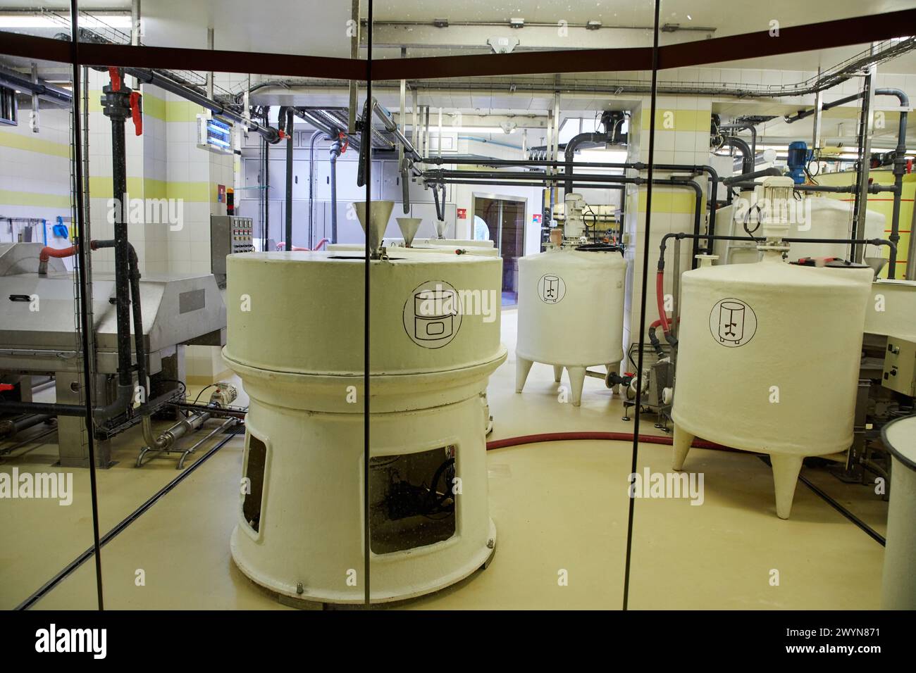 Mustard factory, La Moutarderie Fallot, Beaune, Cote d'Or, Burgundy ...