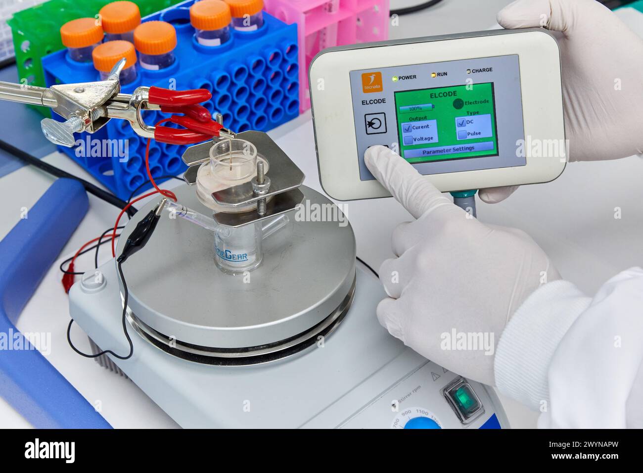 Electrode controlled transdermal drug delivery system hi-res stock ...