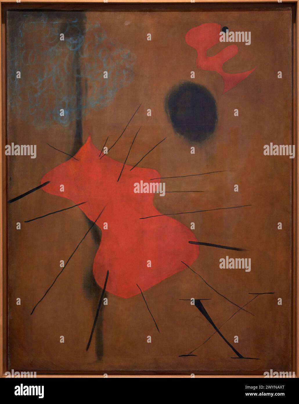 Painting (The Red Spot), 1925, Joan Miró (1893-1983 Stock Photo - Alamy
