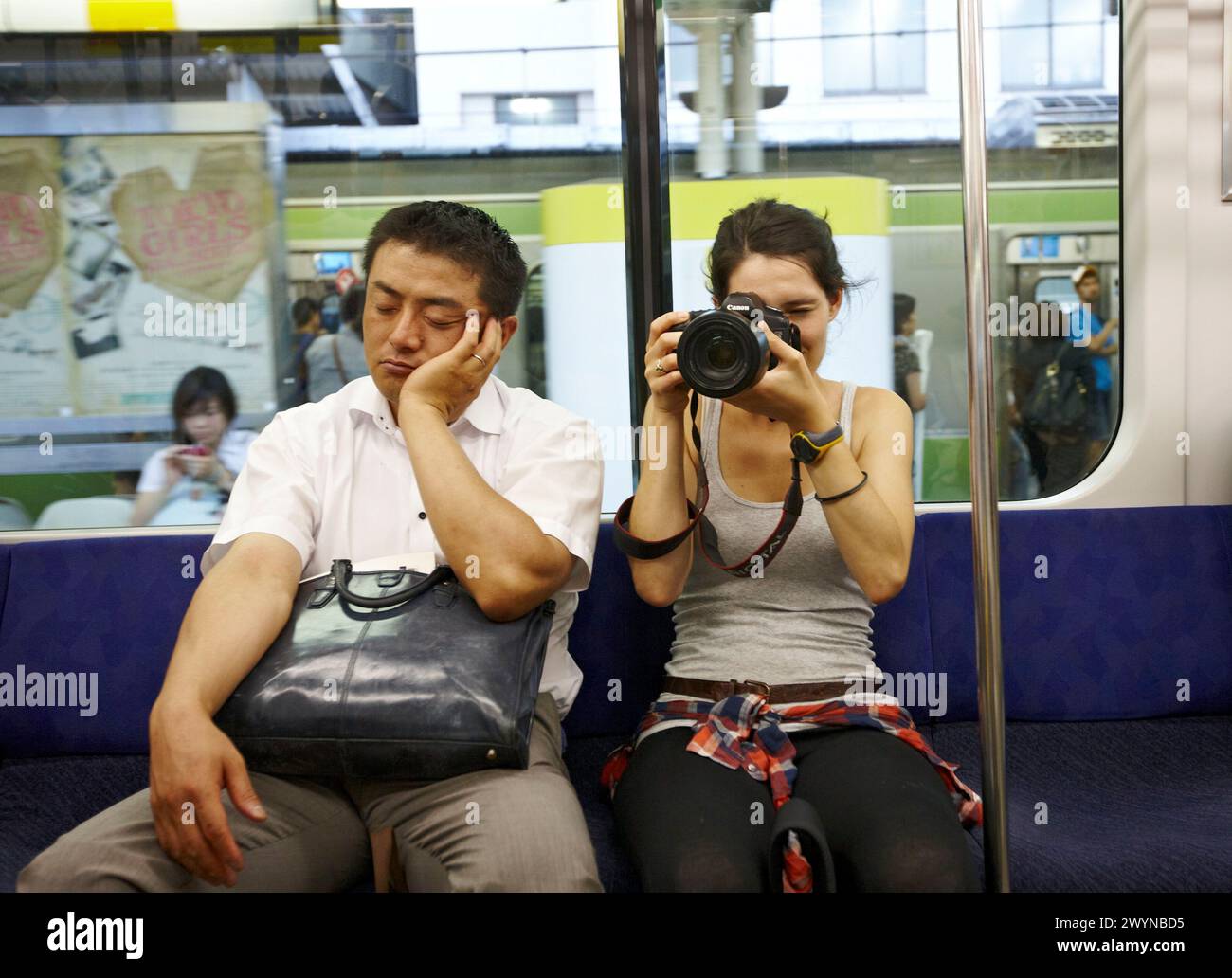 Subway, Tokyo, Japan Stock Photo - Alamy