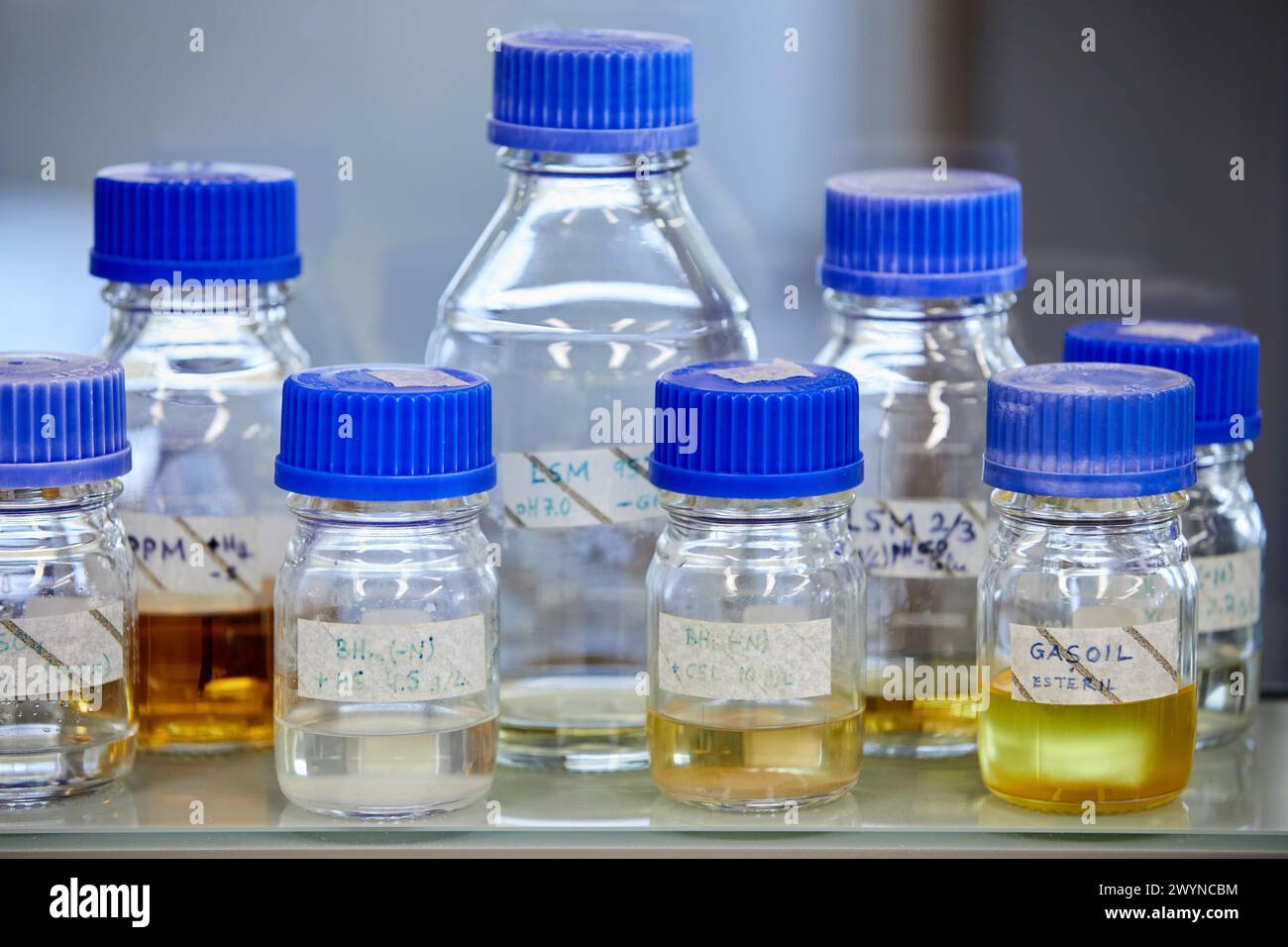 Samples, reagents, Chemical laboratory Stock Photo - Alamy