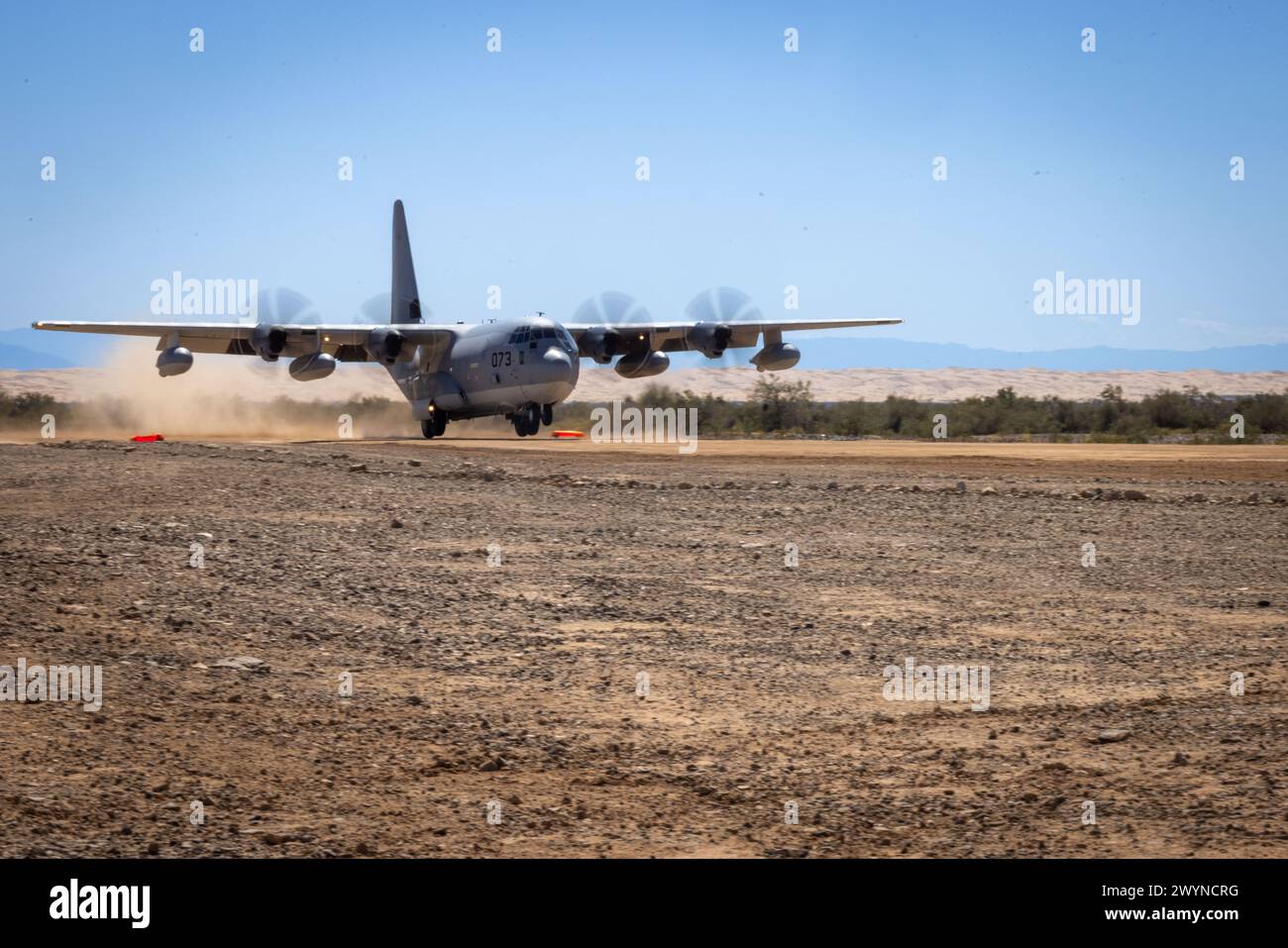 A U.S. Marine Corps KC-130J Hercules aircraft assigned to Marine ...