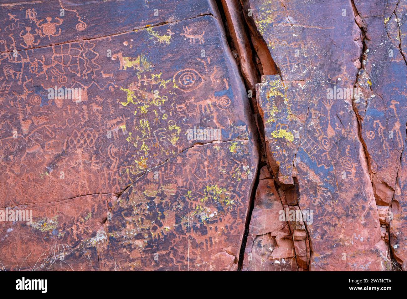 Sinagua Indian petroglyphs (1150-1400 A.D.). V-Bar-V Ranch Heritage ...