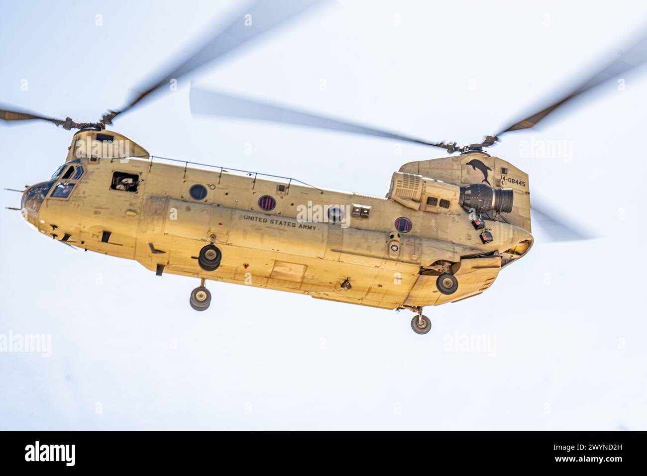 A CH-47 assigned to the 3-82 General Support Aviation Battalion, 82nd ...