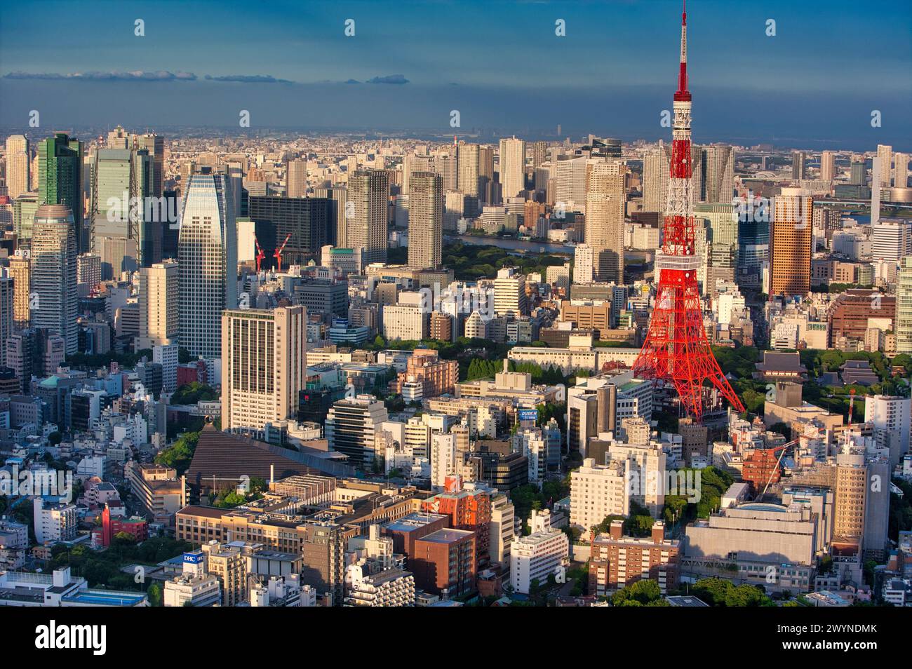 Tokyo Tower, Tokyo City View, Roppongi Hills Mori Tower, Tokyo, Japan ...
