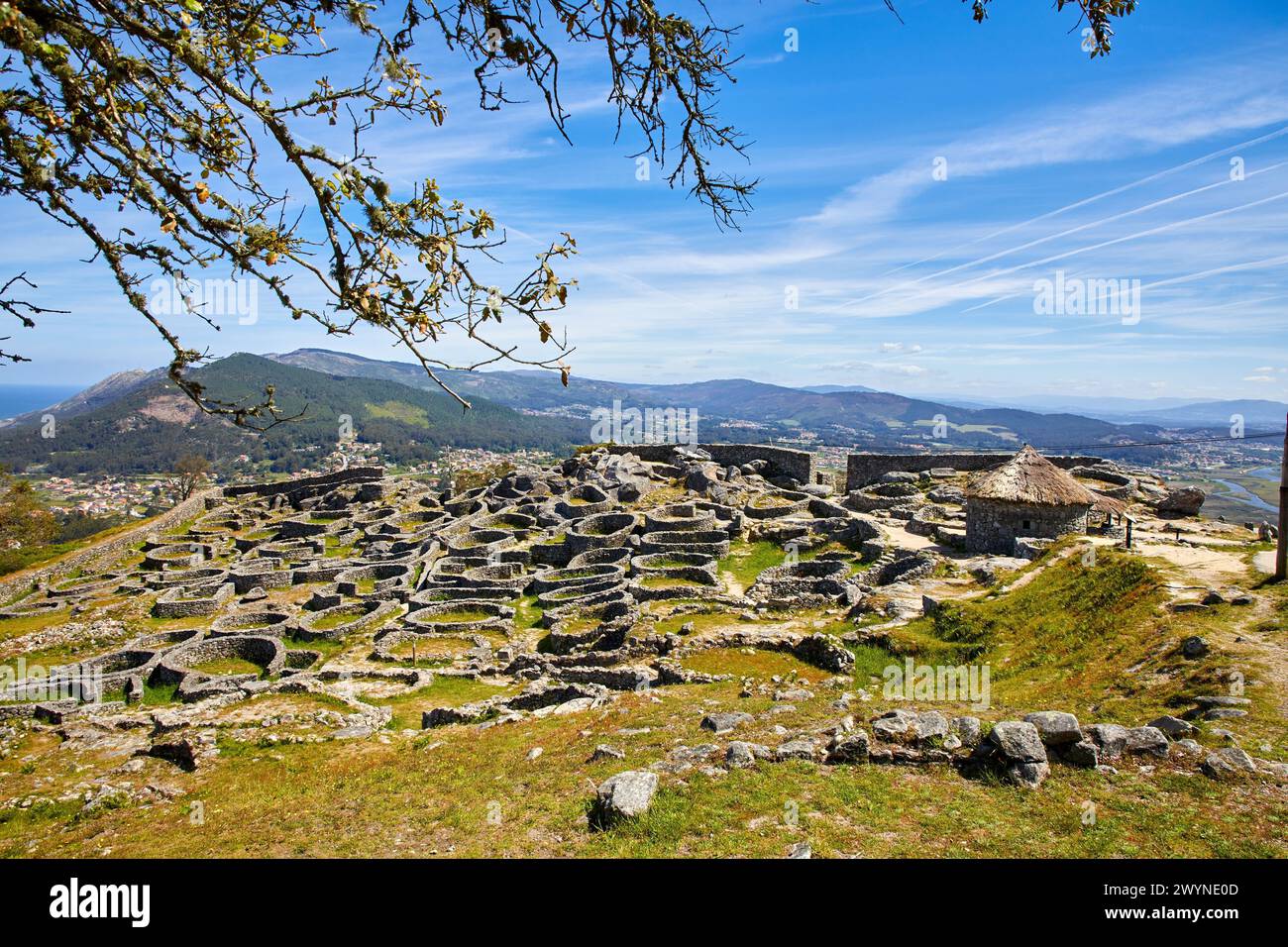 Celtic village, Santa Tecla mountain, Castro of Santa Trega, A Guarda ...