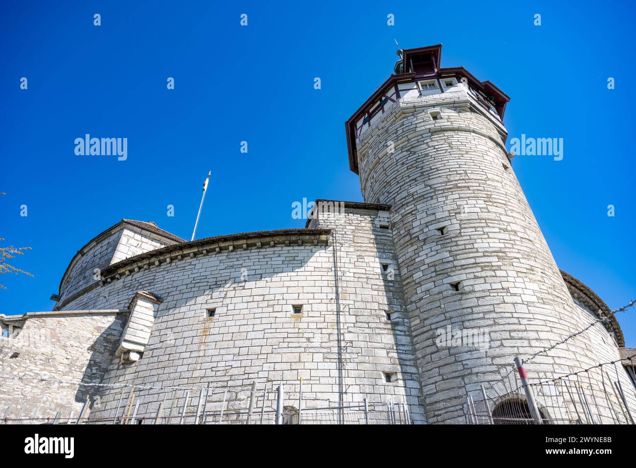 Munot, Schaffhausen, Switzerland, a circular 16th century fortification ...