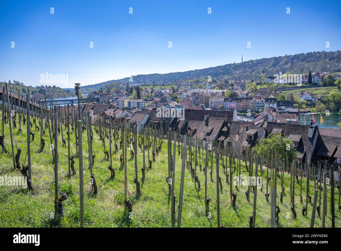 Munot, Schaffhausen, Switzerland, a circular 16th century fortification ...
