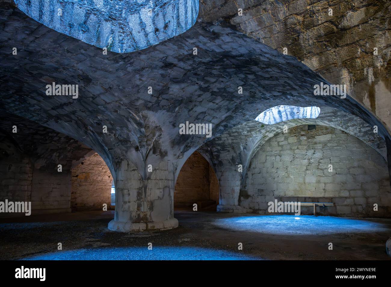 Munot, Schaffhausen, Switzerland, a circular 16th century fortification ...