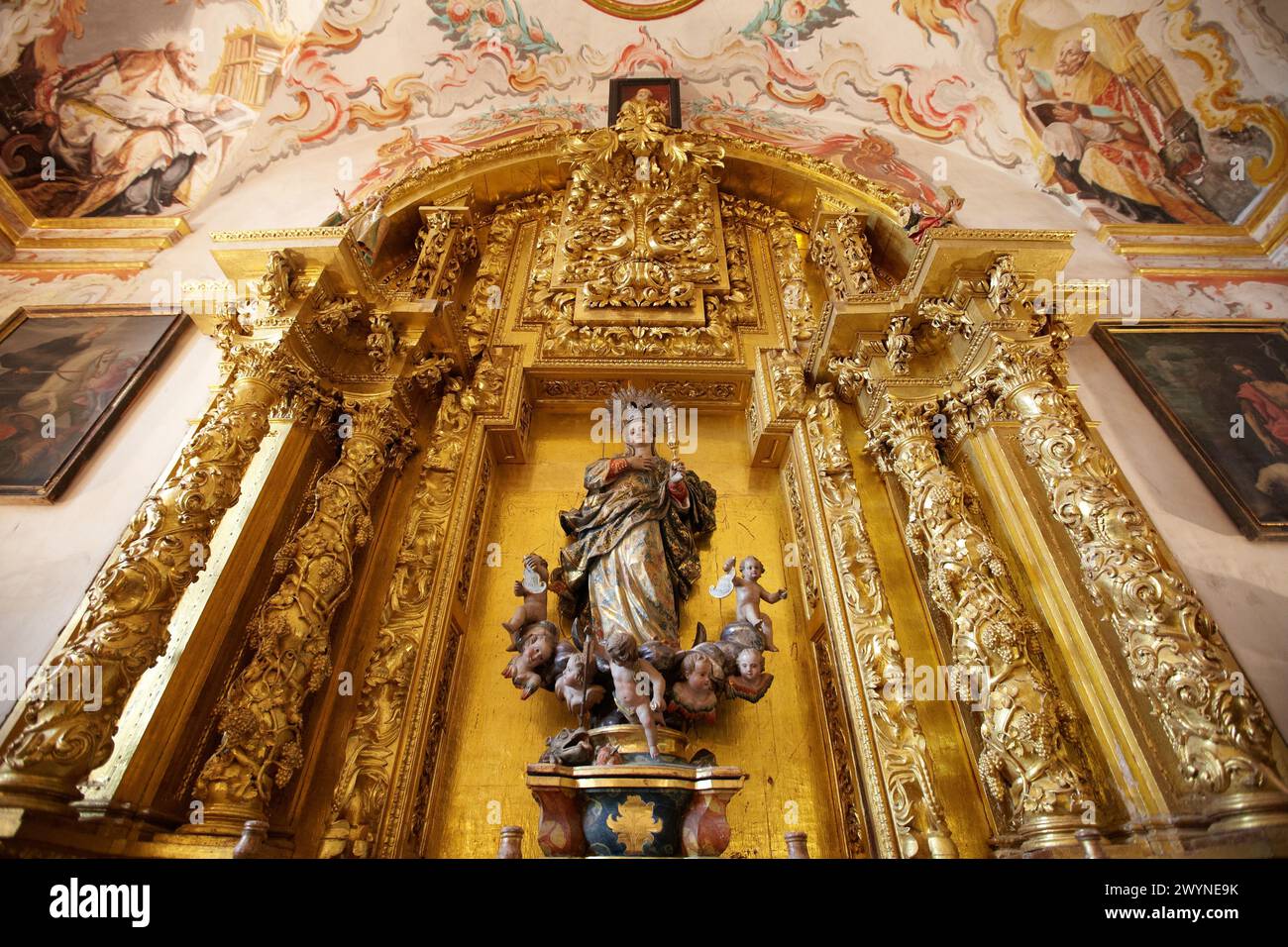 Sacristy, Yuso Monastery, San Millan de la Cogolla, La Rioja, Spain ...
