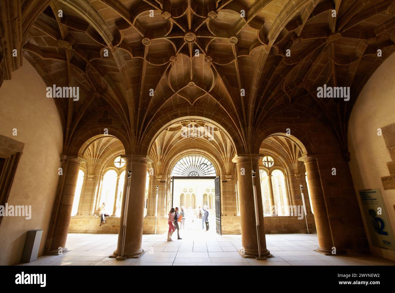 Cloister of former Dominican convent (16th century), Museo San Telmo ...