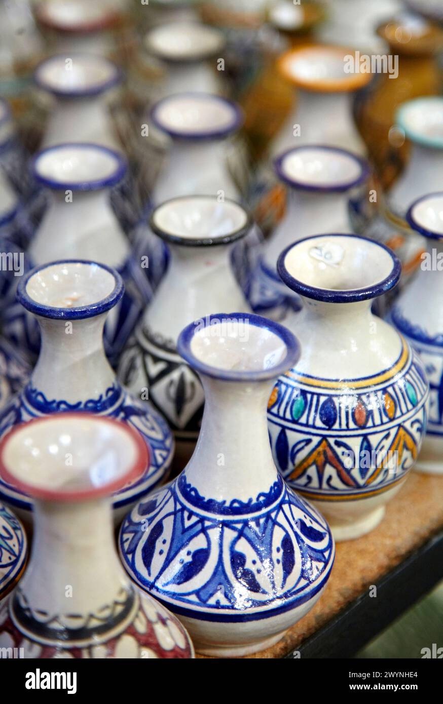 Art Naji, Pottery, Ceramic, Fes, Morocco Stock Photo - Alamy