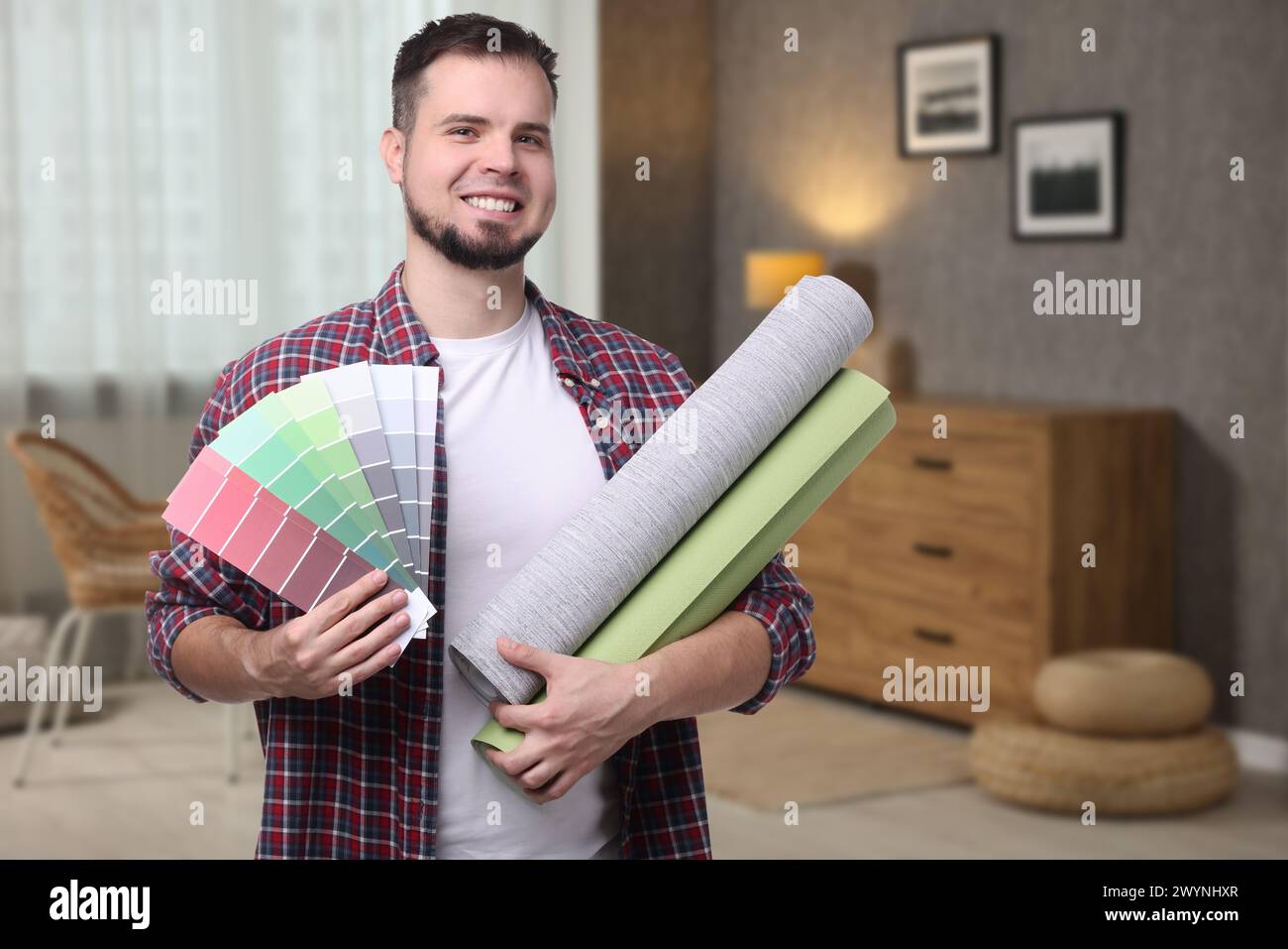 Color chart wallpaper hi-res stock photography and images - Alamy