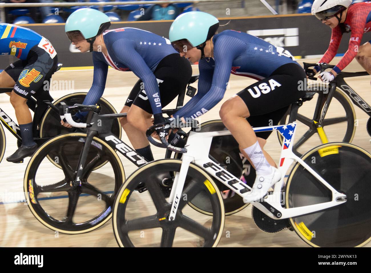 Los Angeles, California, USA. 7th Apr, 2024. Jennifer Valente(L) and ...