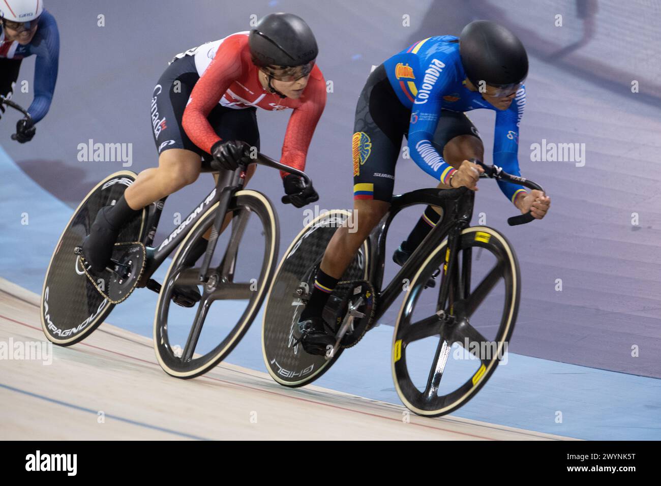 Leading canadian female track sprinter hi-res stock photography and ...