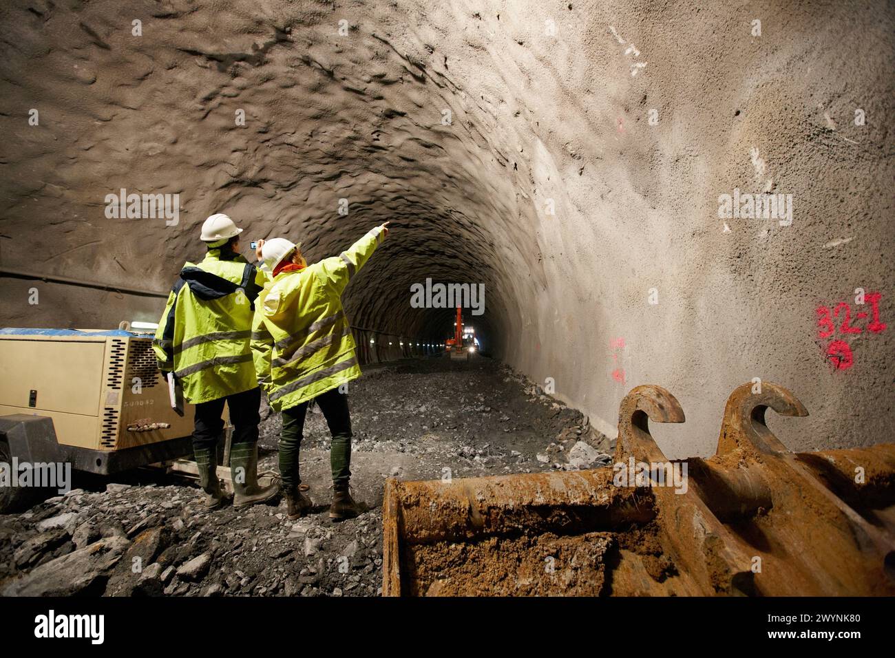 Railway tunnel inspection hi-res stock photography and images - Alamy