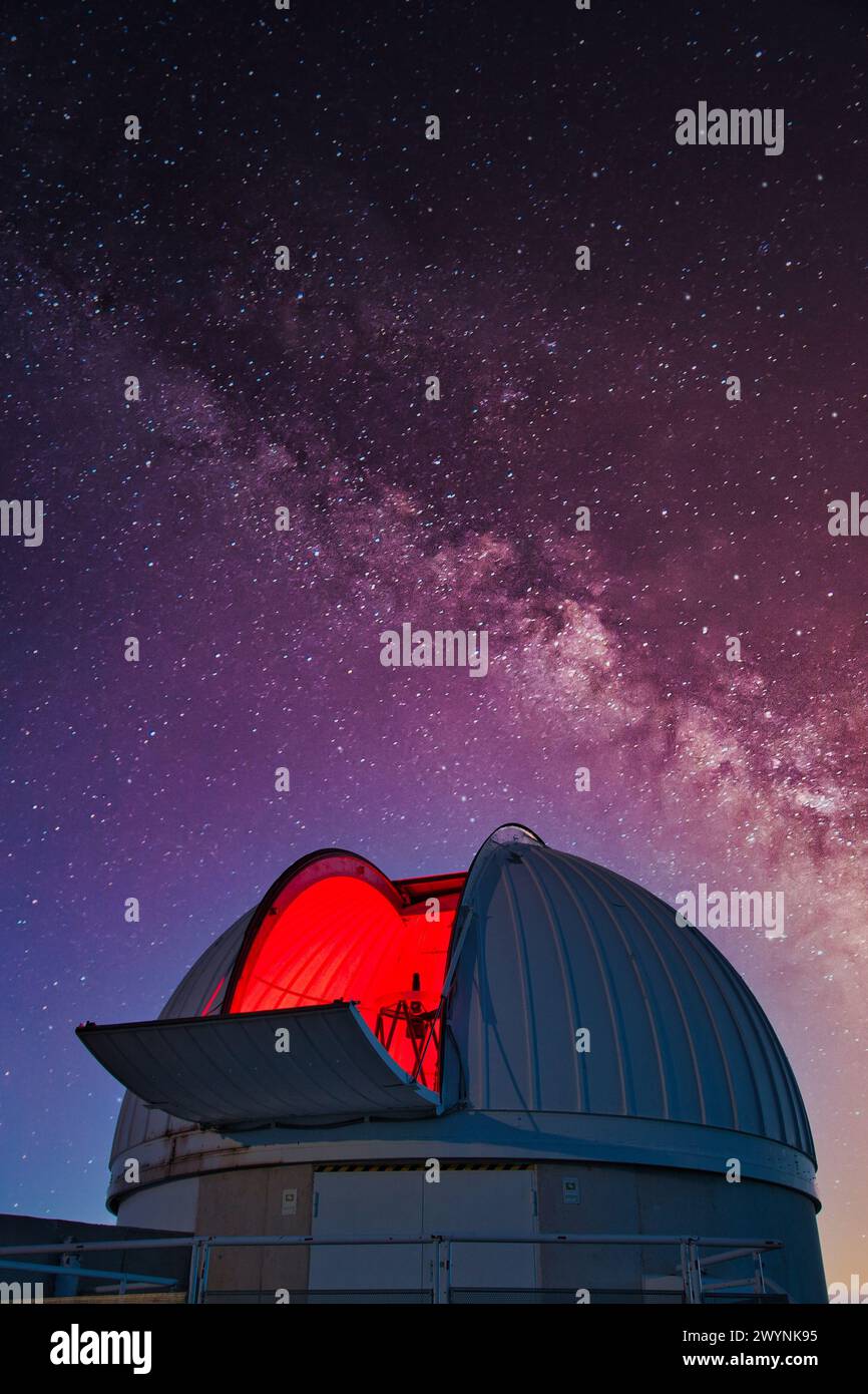 The IAC-80 Telescope, Observatorio del Teide, Tenerife, Canary Islands ...
