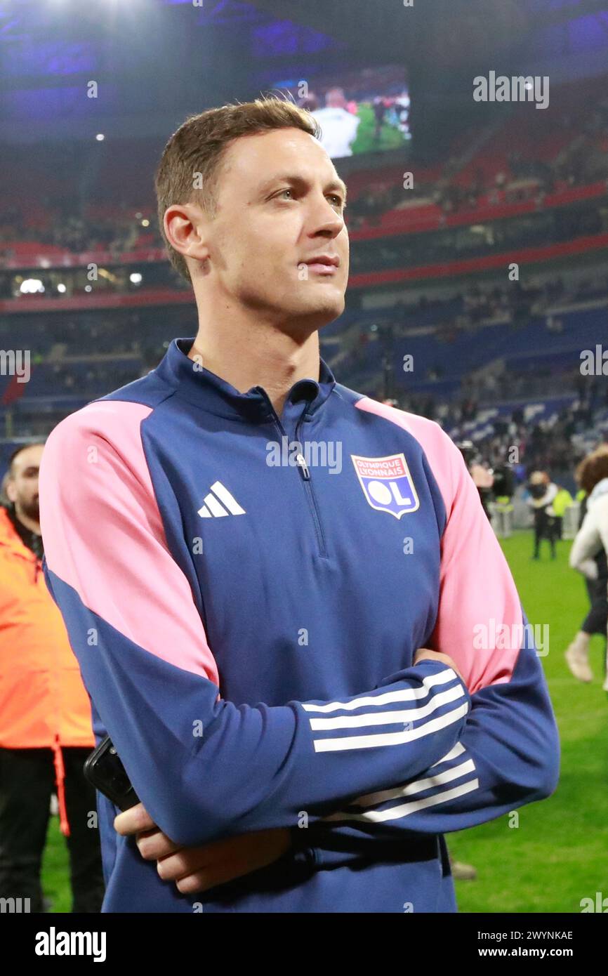 Decines Charpieu, France. 02nd Apr, 2024. Nemanja MATIC of Lyon during ...