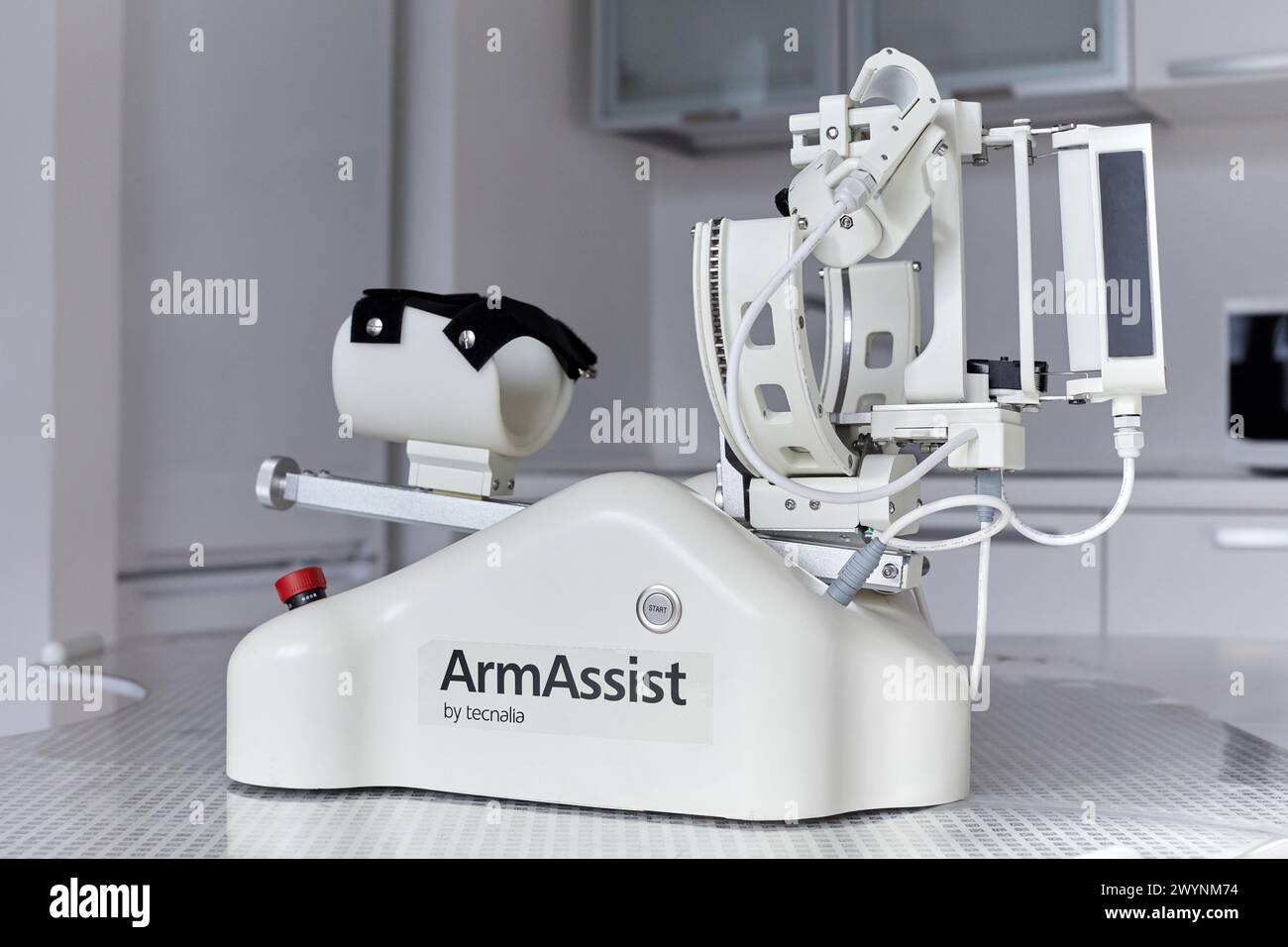 Assistive robot for upper limb rehabilitation, The robot ArmAssist ...