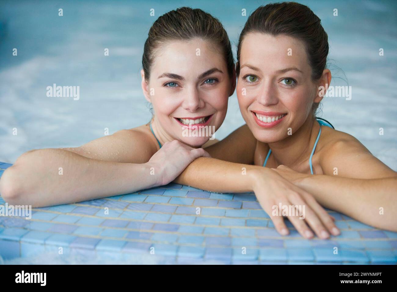 Therapeutic seawater pool (33ºC) with hydrojet, underwater massage jets ...
