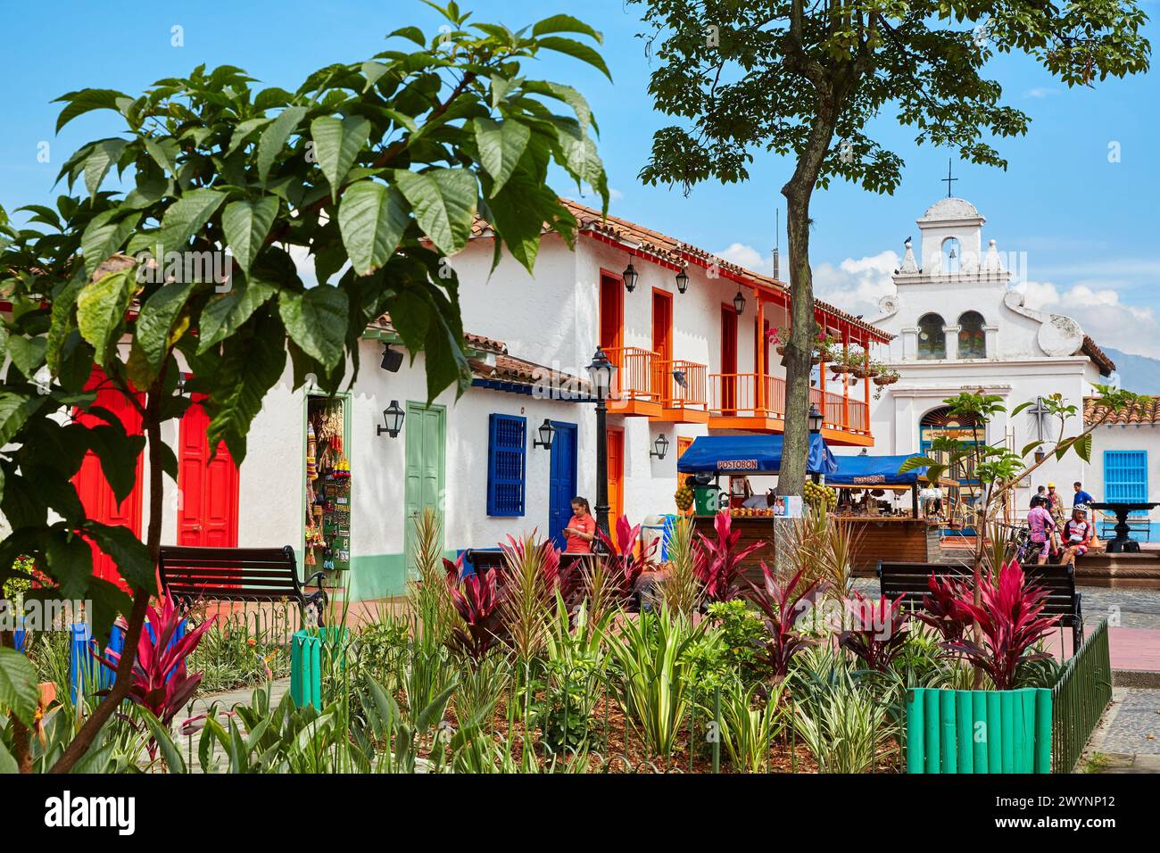 Pueblito Paisa, Cerro Nutibara, Medellin, Antioquia, Colombia, South ...