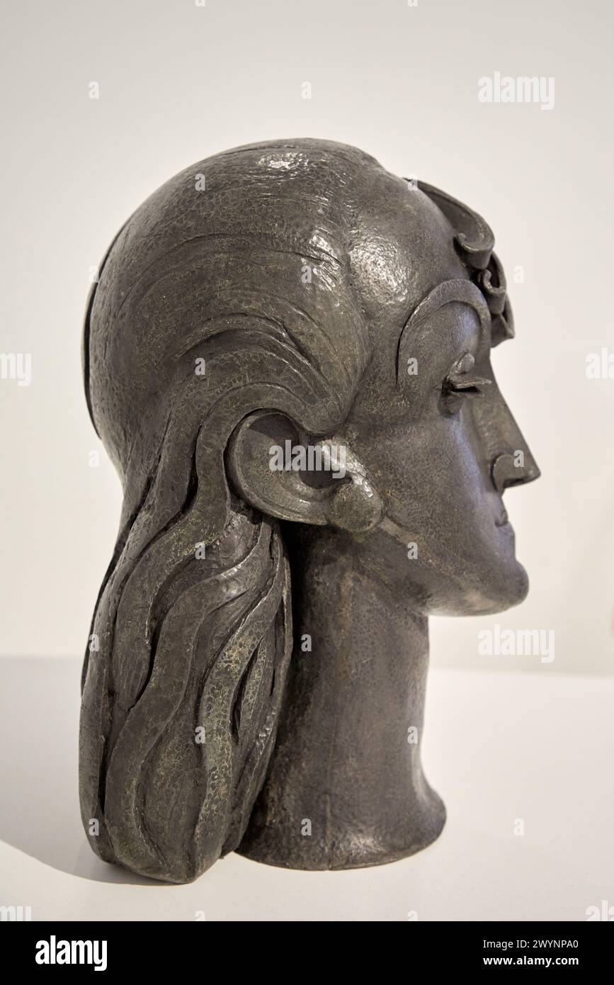 Spanish Young Woman, 1921, Pablo Gargallo, Museo Nacional Centro de ...