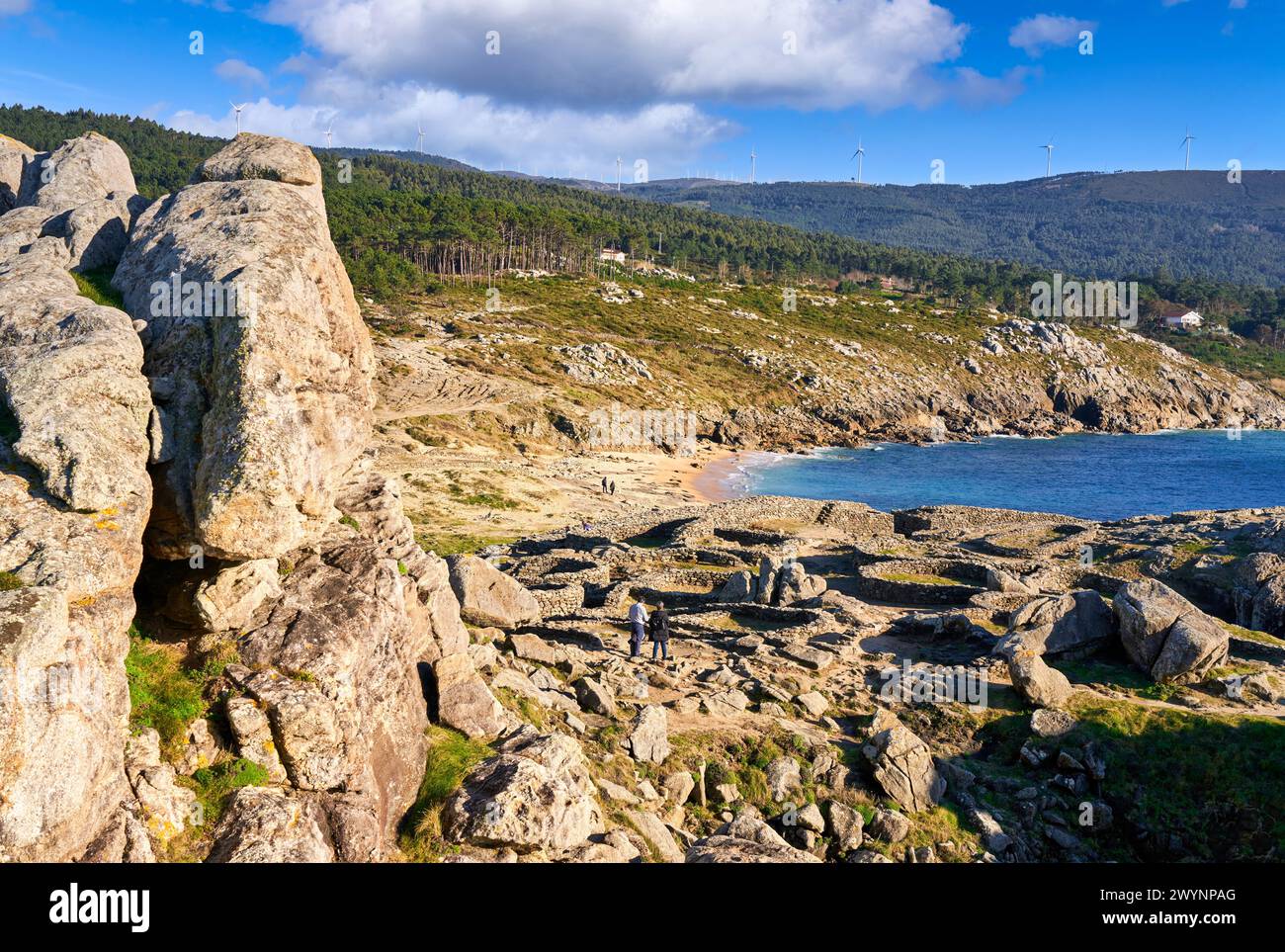 Castro de Baroña, Porto do Son, Ria de Muros y Noya, A Coruña, Galicia ...