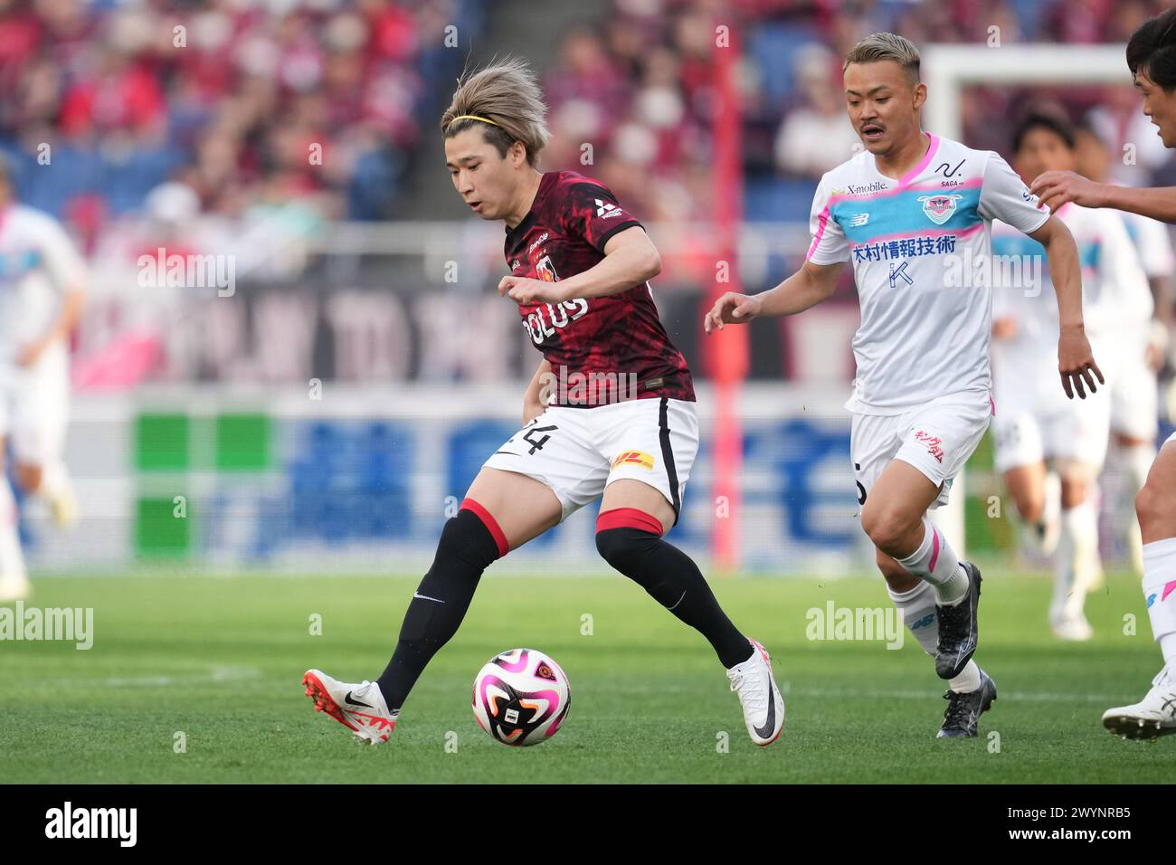 Saitama Stadium 2002, Saitama, Japan. 7th Apr, 2024. Yusuke Matsuo (Reds), APRIL 7, 2024 ...