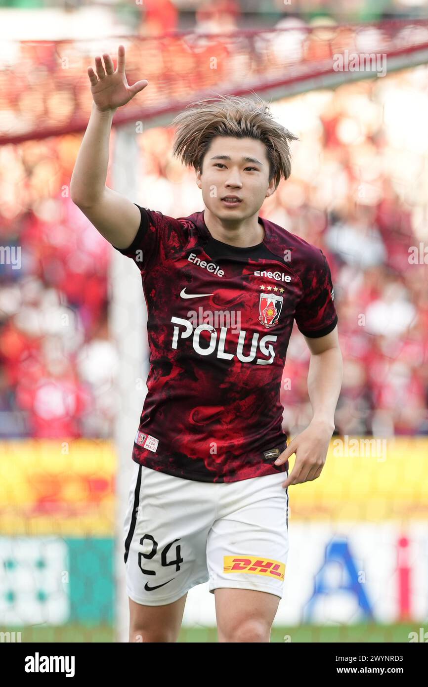 Saitama Stadium 2002, Saitama, Japan. 7th Apr, 2024. Yusuke Matsuo (Reds), APRIL 7, 2024 ...