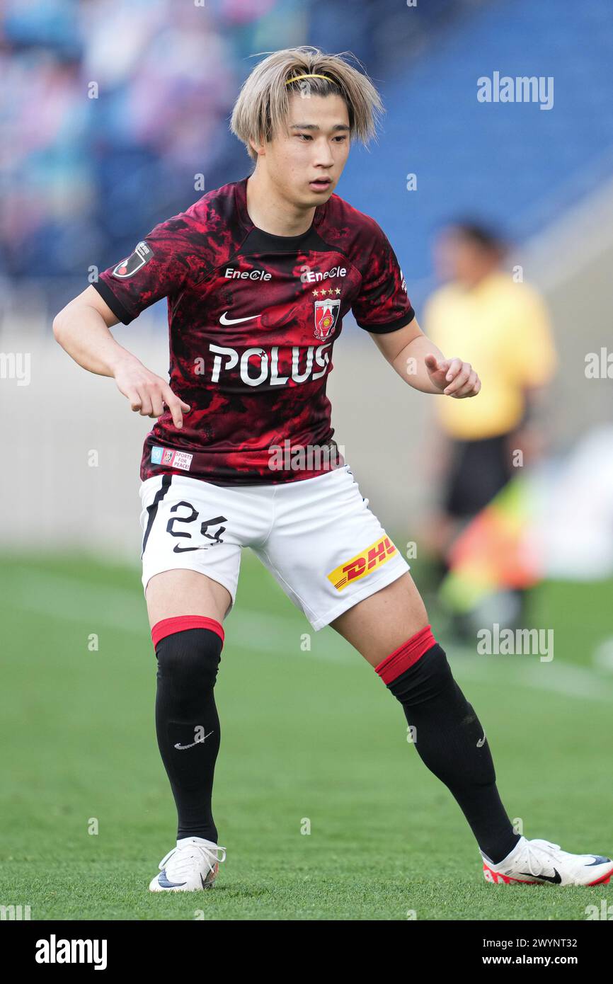 Saitama Stadium 2002, Saitama, Japan. 7th Apr, 2024. Yusuke Matsuo (Reds), APRIL 7, 2024 ...