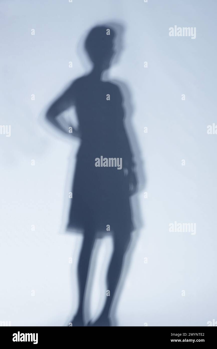 Shadow, adult female Stock Photo - Alamy