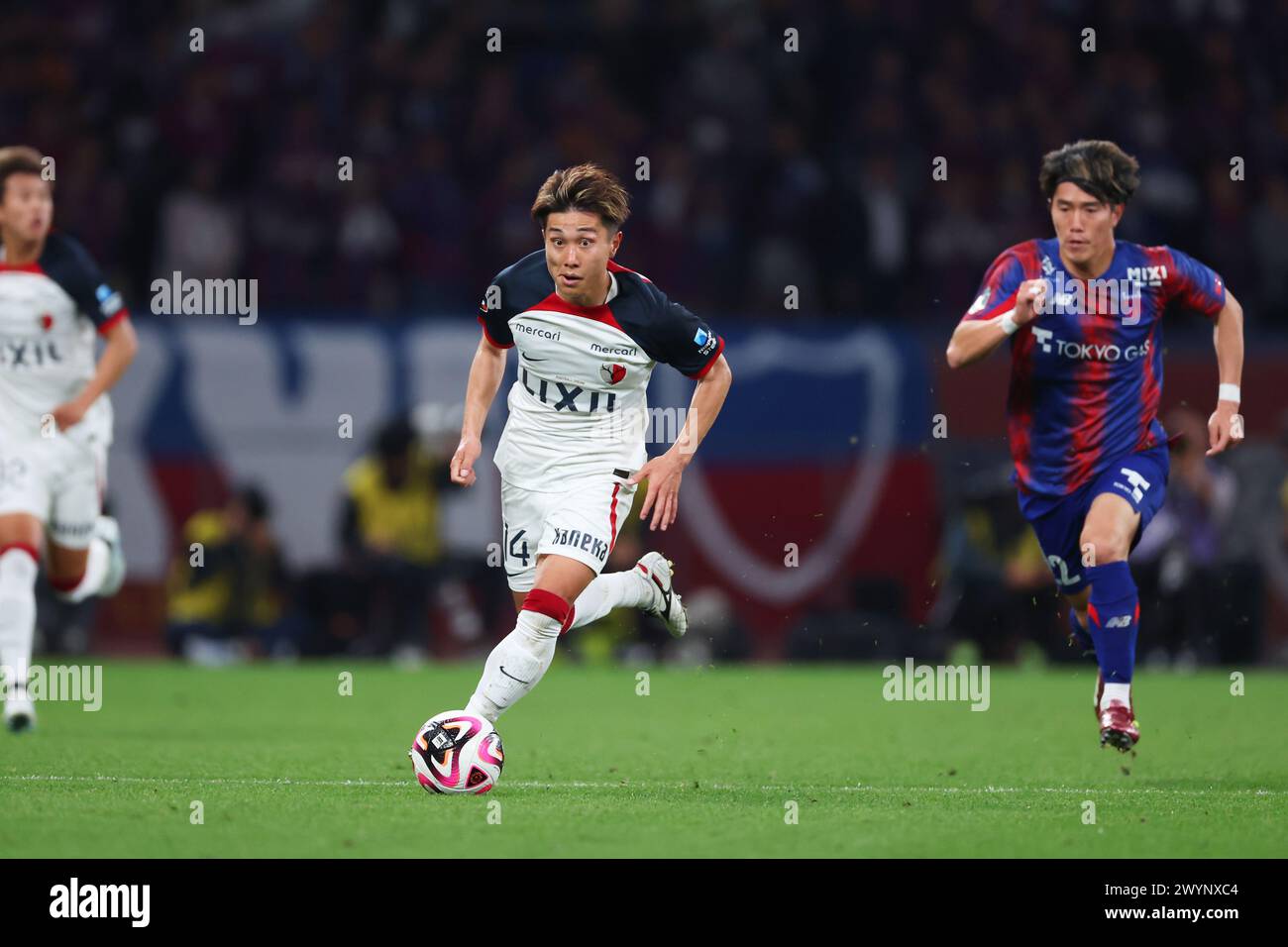 Tokyo, Japan. 7th Apr, 2024. Yuta Higuchi (Antlers) Football/Soccer : 2024 J1 League match ...