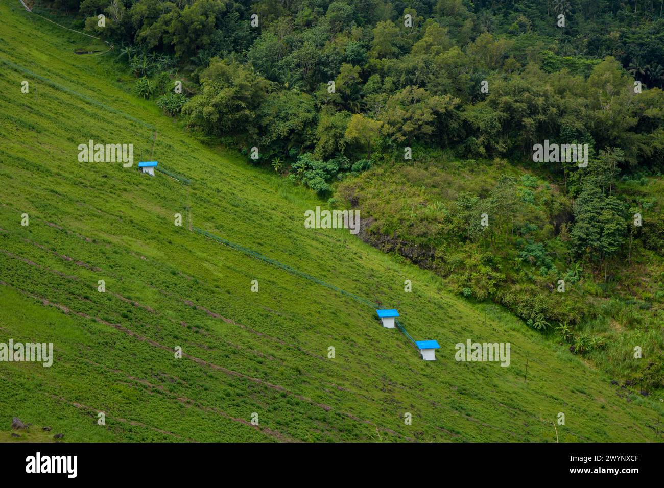 The Wadaslintang Reservoir Dam in Wonosobo, Indonesia Stock Photo - Alamy