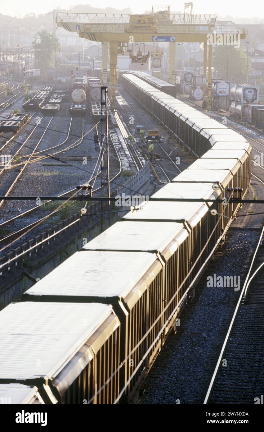 Train station. Irun. Guipúzcoa (Spanish-French border Stock Photo - Alamy