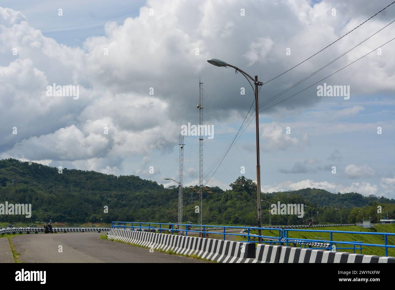The Wadaslintang Reservoir Dam in Wonosobo, Indonesia Stock Photo - Alamy