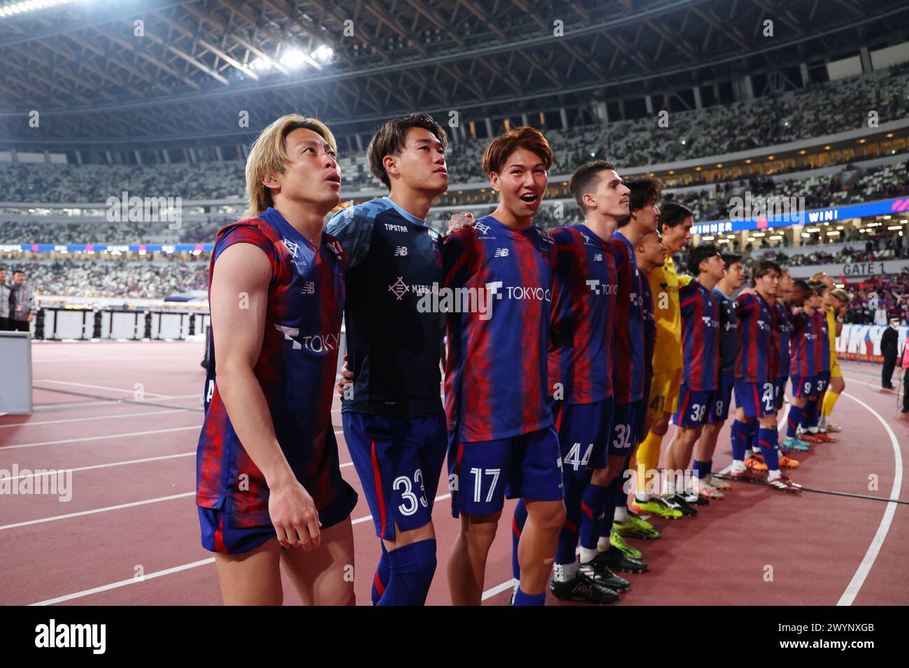 Tokyo, Japan. 7th Apr, 2024. FCFC Tokyo team group Football/Soccer ...