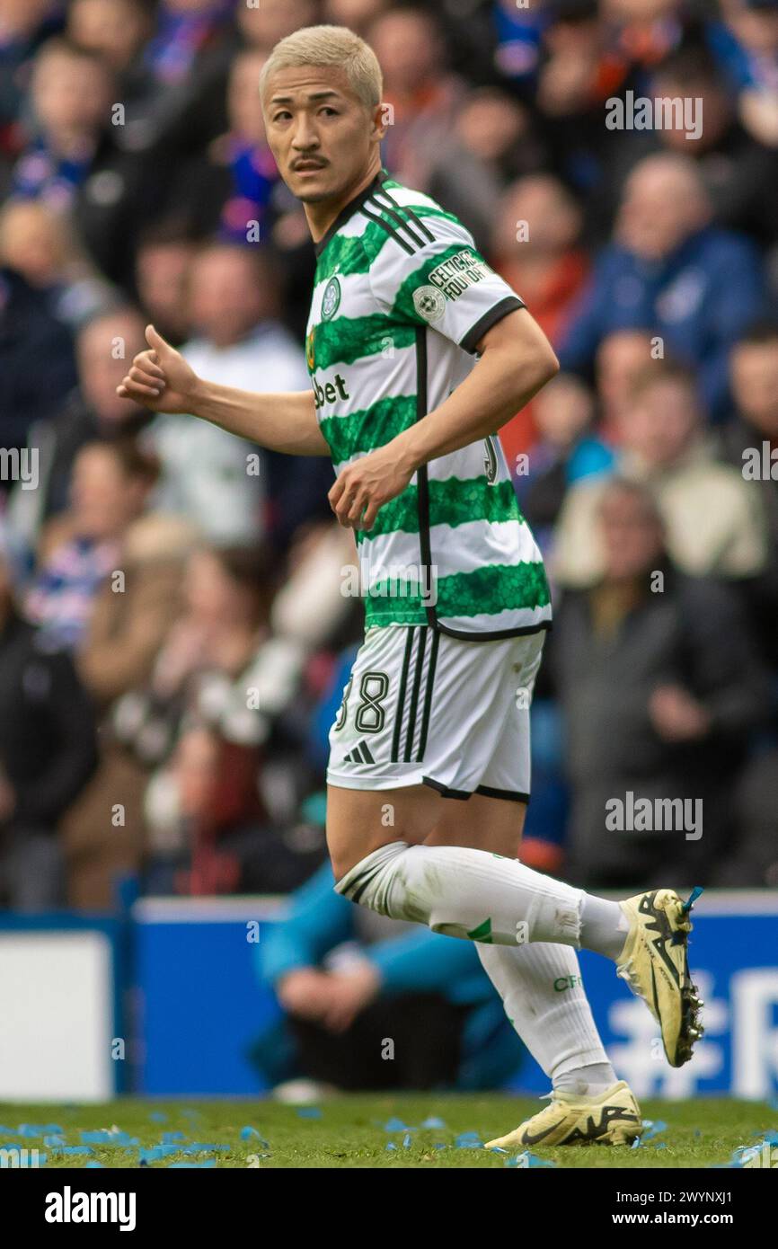 Diazen Maeda Celtic's Japanese player in action during the Cinch ...