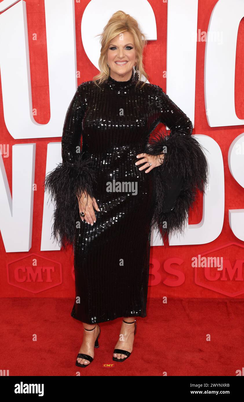 Trisha Yearwood arriving at the 2024 CMT Music Awards held at the Moody ...