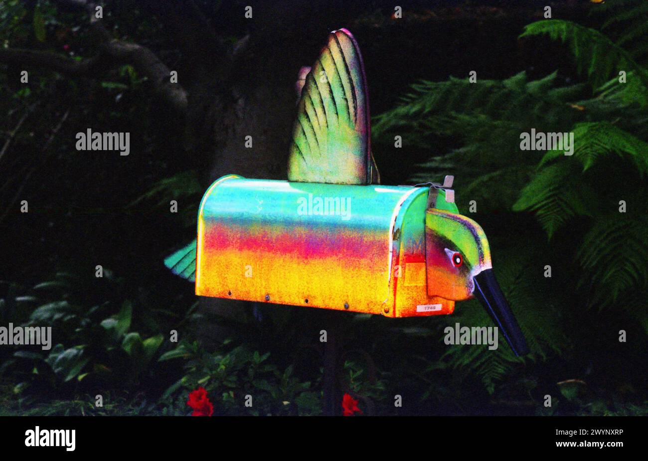 Original looking mailbox in the U.S.A Stock Photo - Alamy