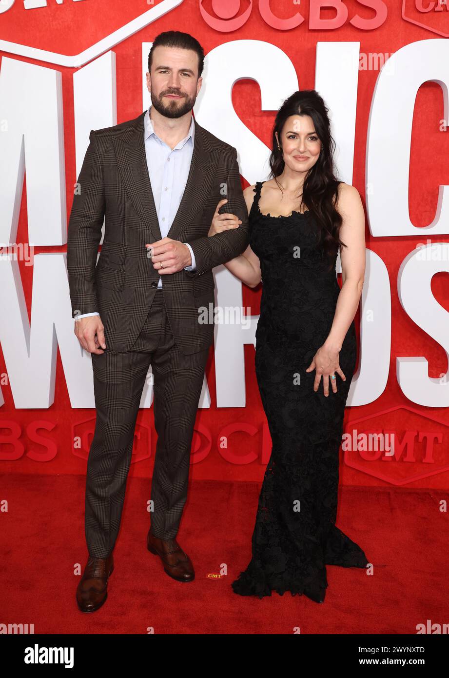 Austin, USA. 07th Apr, 2024. Sam Hunt and Hannah Lee Fowler arriving at ...