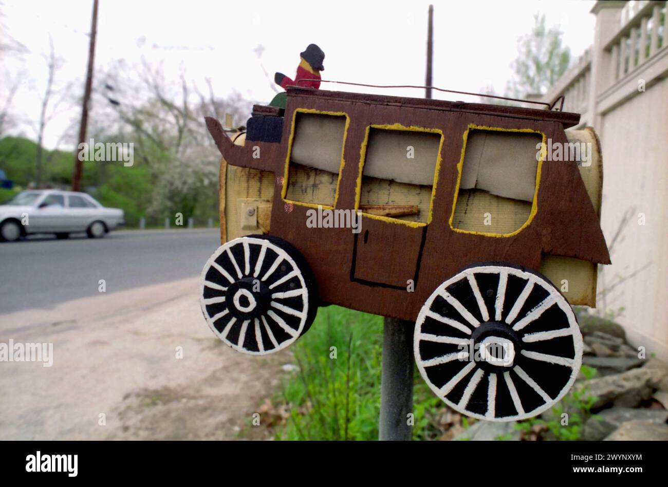Original looking mailbox in the U.S.A Stock Photo - Alamy