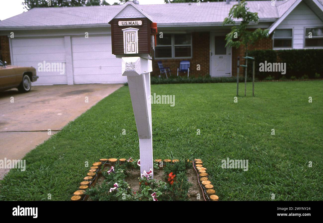Original looking mailbox in the U.S.A Stock Photo - Alamy