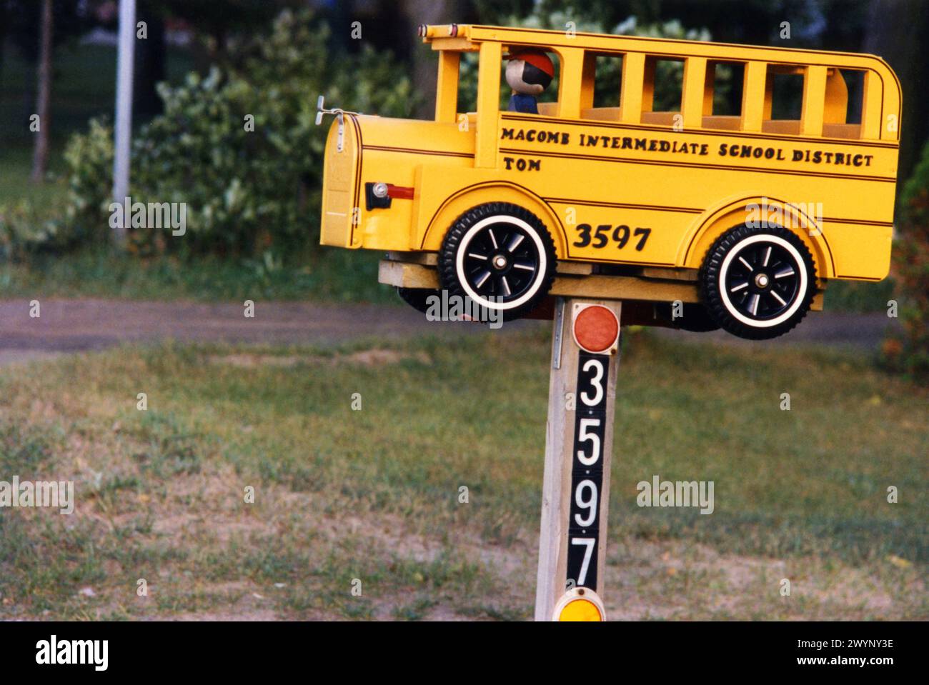 Original looking mailbox in the U.S.A Stock Photo - Alamy