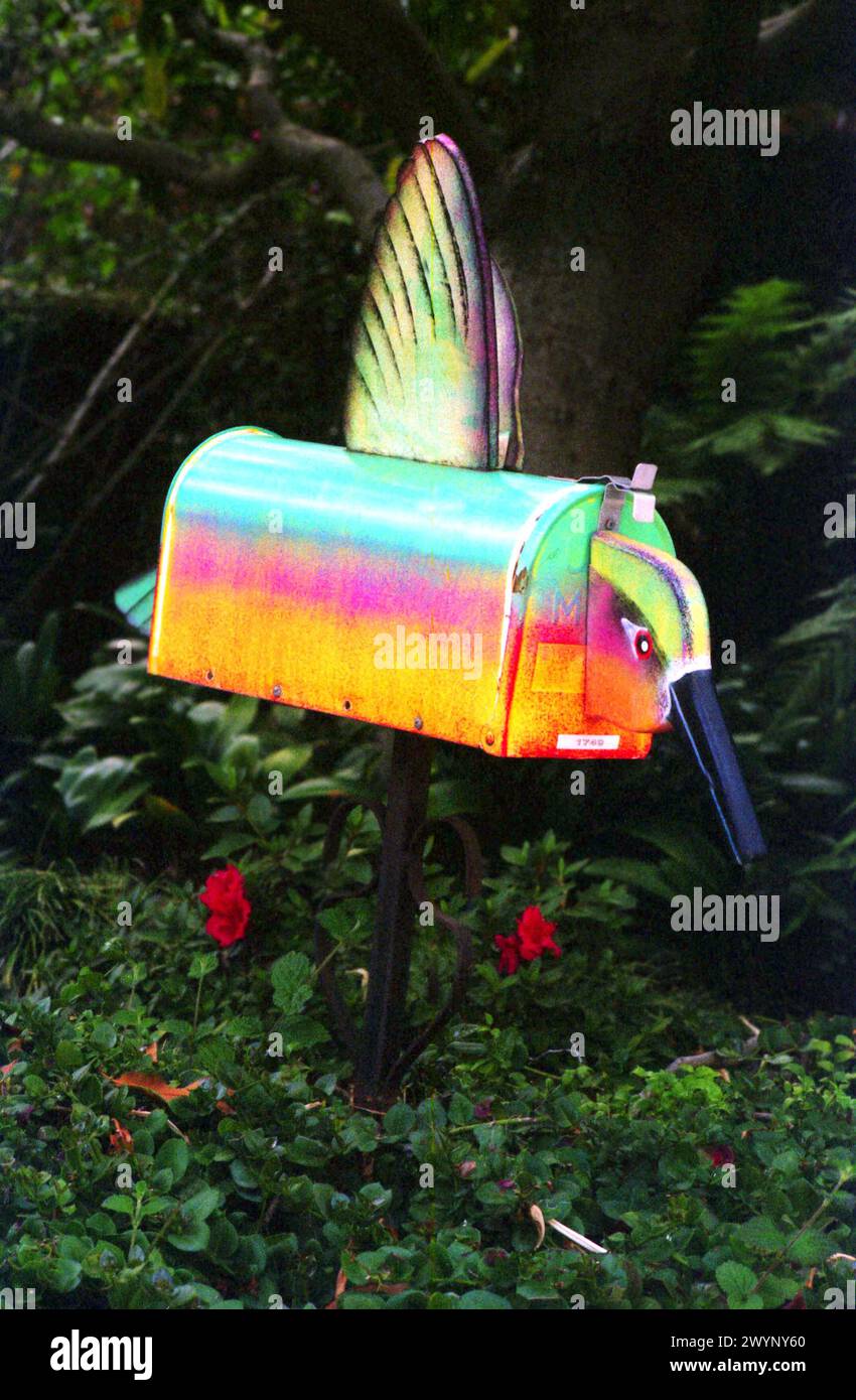 Original looking mailbox in the U.S.A Stock Photo - Alamy