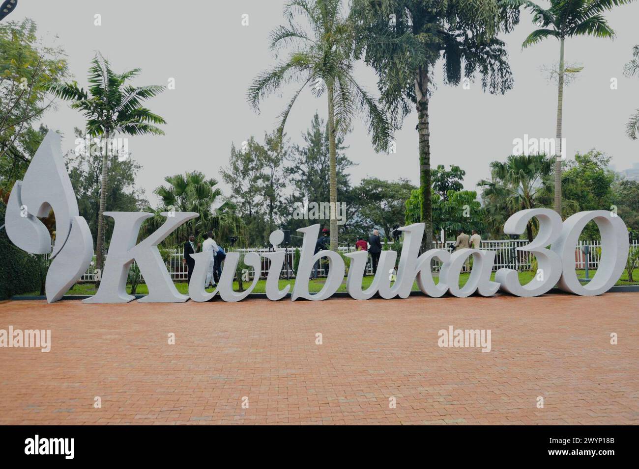 Kigali. 7th Apr, 2024. This photo taken on April 7, 2024 shows an ...